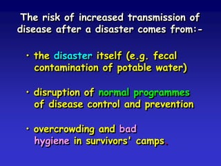 Disaster epidemiology | PDF