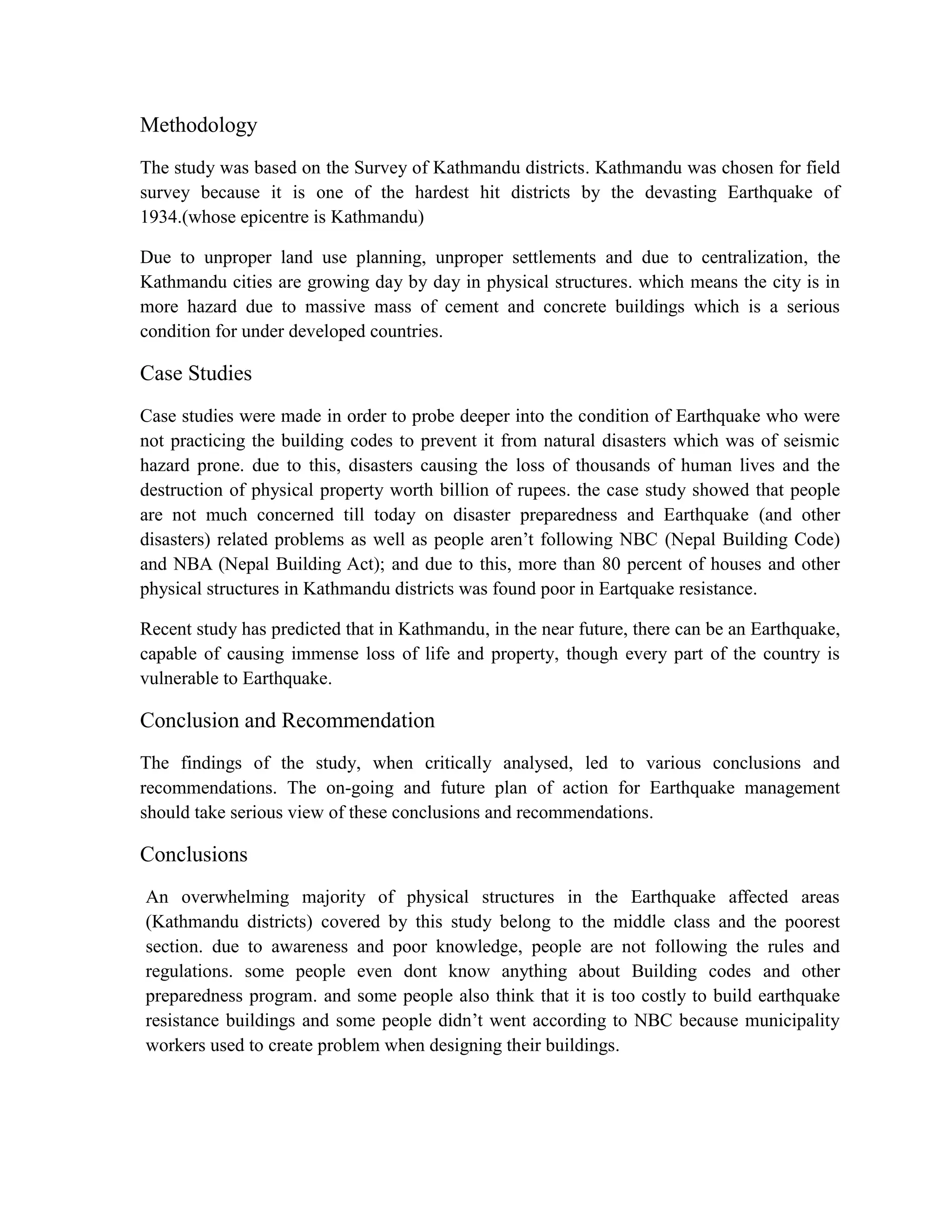 Disaster earth quake rescue and relief assessment | PDF