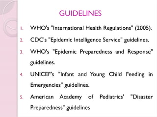 Disaster Guidelines to prevent the sudden event | PPTX