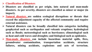 Disaster impacts | PPTX
