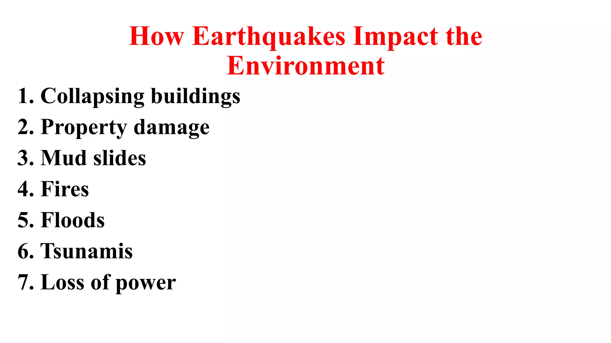 Disaster impacts | PPTX