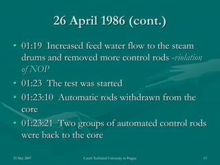 Disaster in Chernobyl Disaster in Chernobyl | PPT