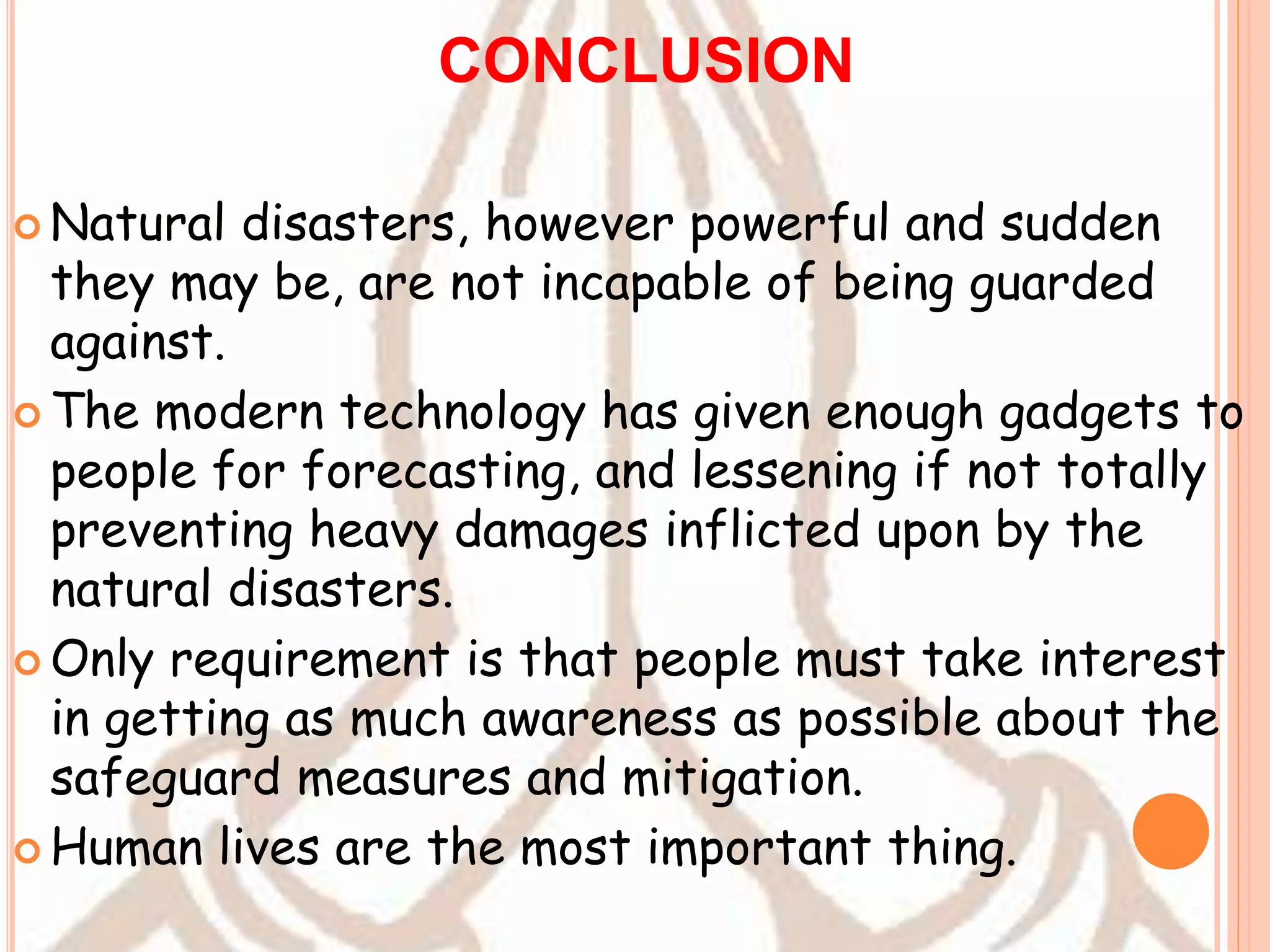 Disaster management | PPTX