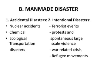 Disaster (leadership and management) ppt. | PPTX