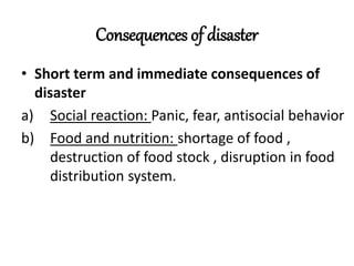 Disaster (leadership and management) ppt. | PPTX