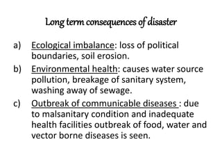 Disaster (leadership and management) ppt. | PPTX