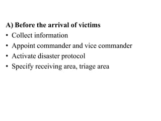 Disaster (leadership and management) ppt. | PPTX