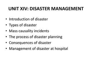 Disaster (leadership and management) ppt. | PPTX