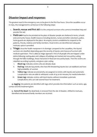 Disaster managemant | DOCX