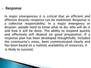 Disaster management | PPTX