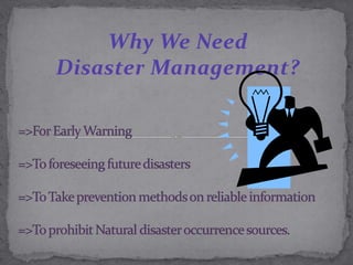 Disaster management | PPTX
