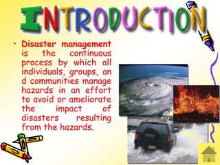 Disaster management | PPTX