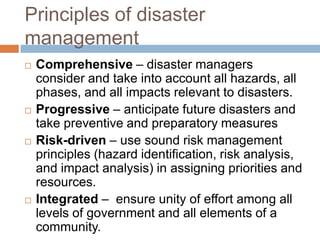 Disaster management | PPTX