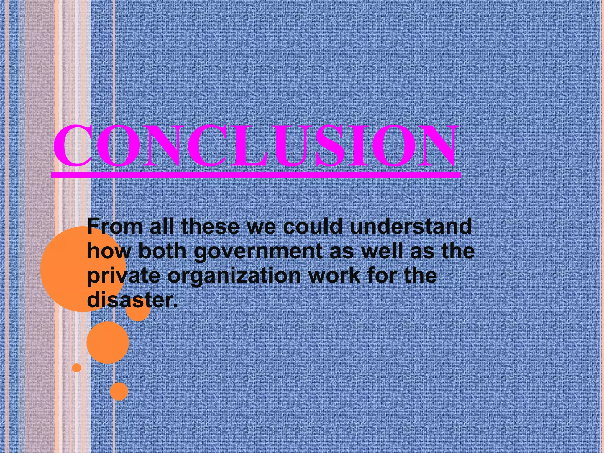 Disaster management | PPTX