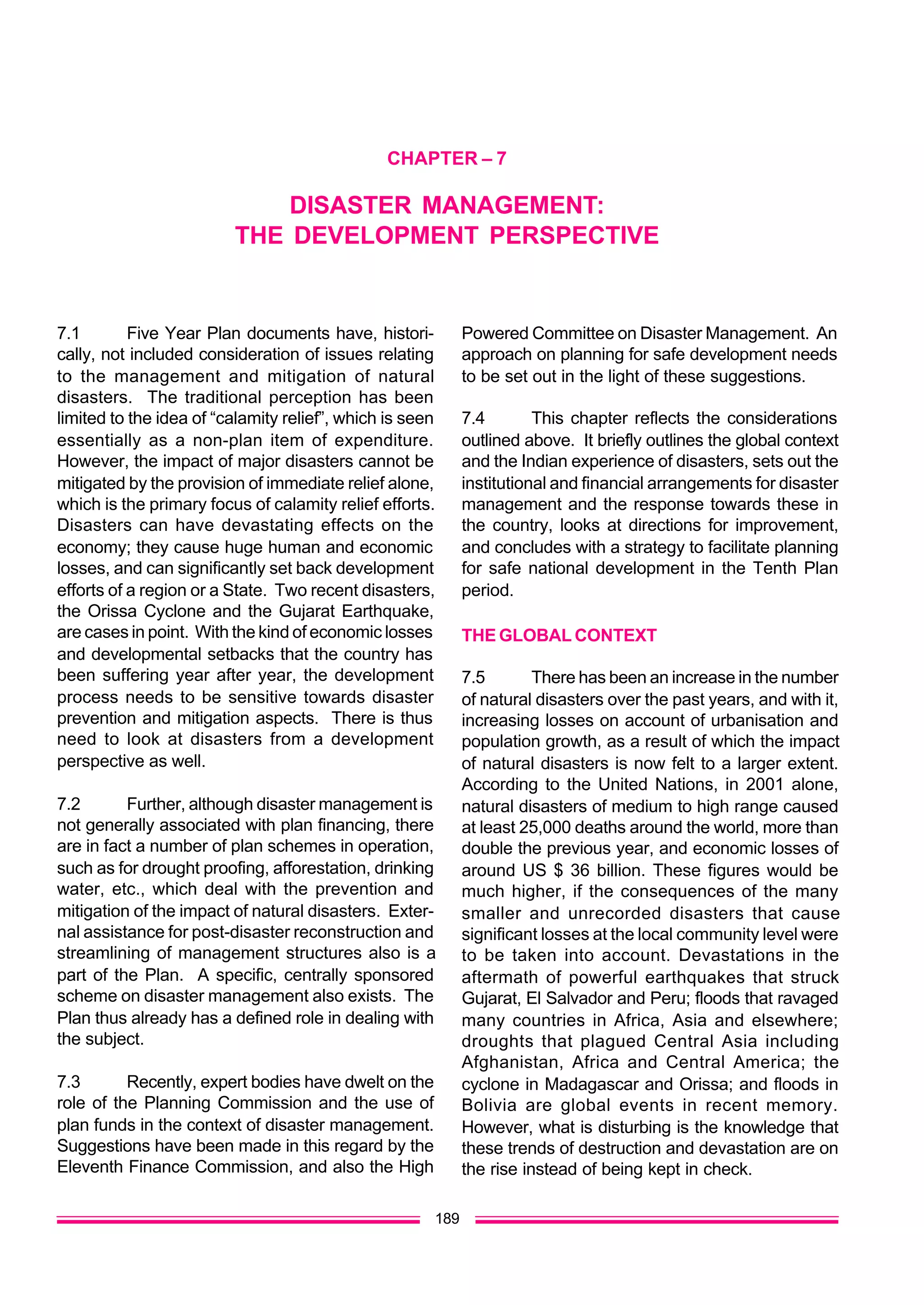 Disaster management | PDF