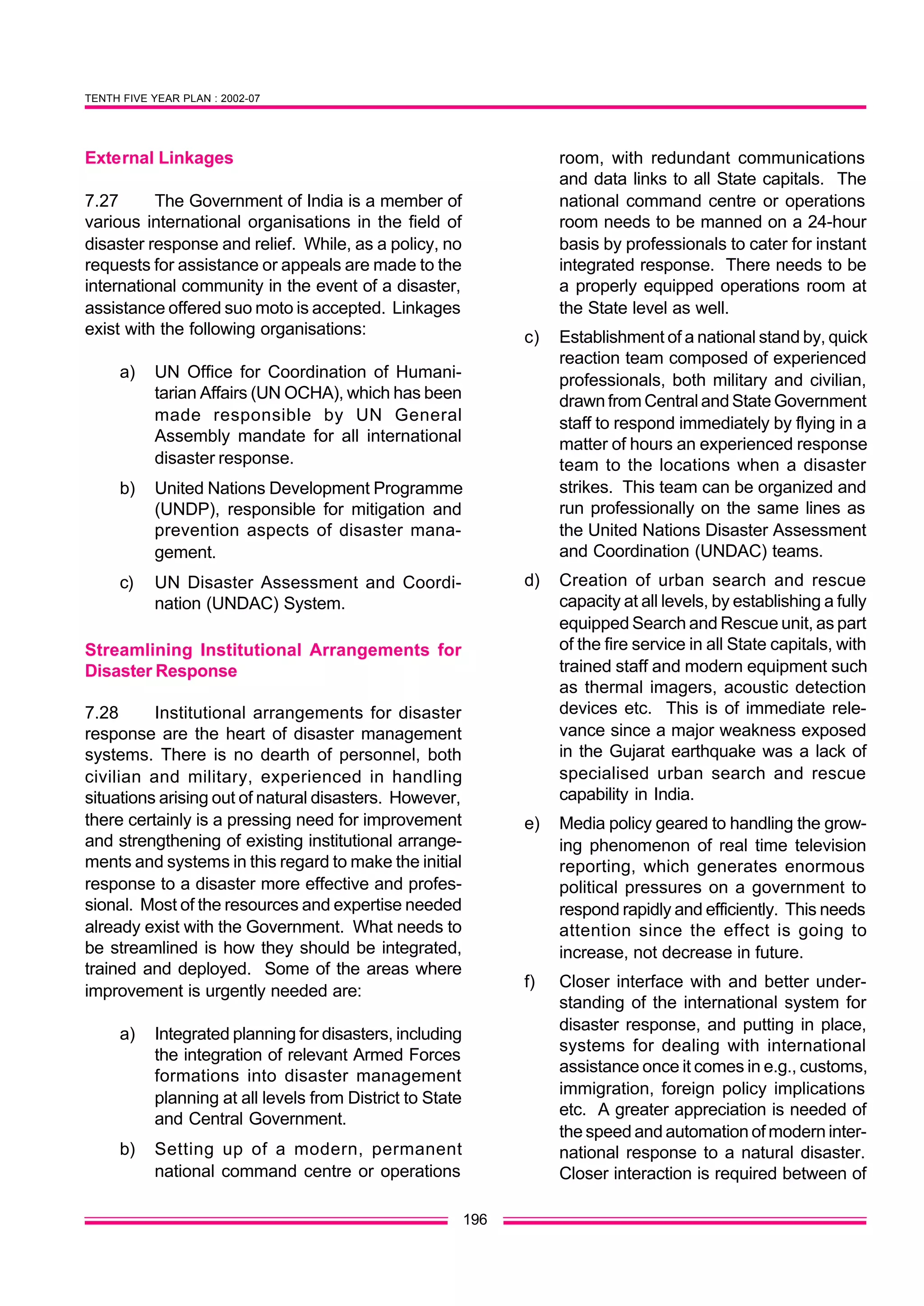 Disaster management | PDF