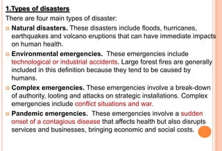 Disaster management(EVS) | PPTX