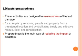 Disaster management(EVS) | PPTX