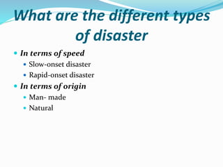 Disaster management | PPTX