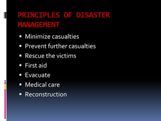 Disaster management | PPTX