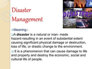 Disaster management | PPT