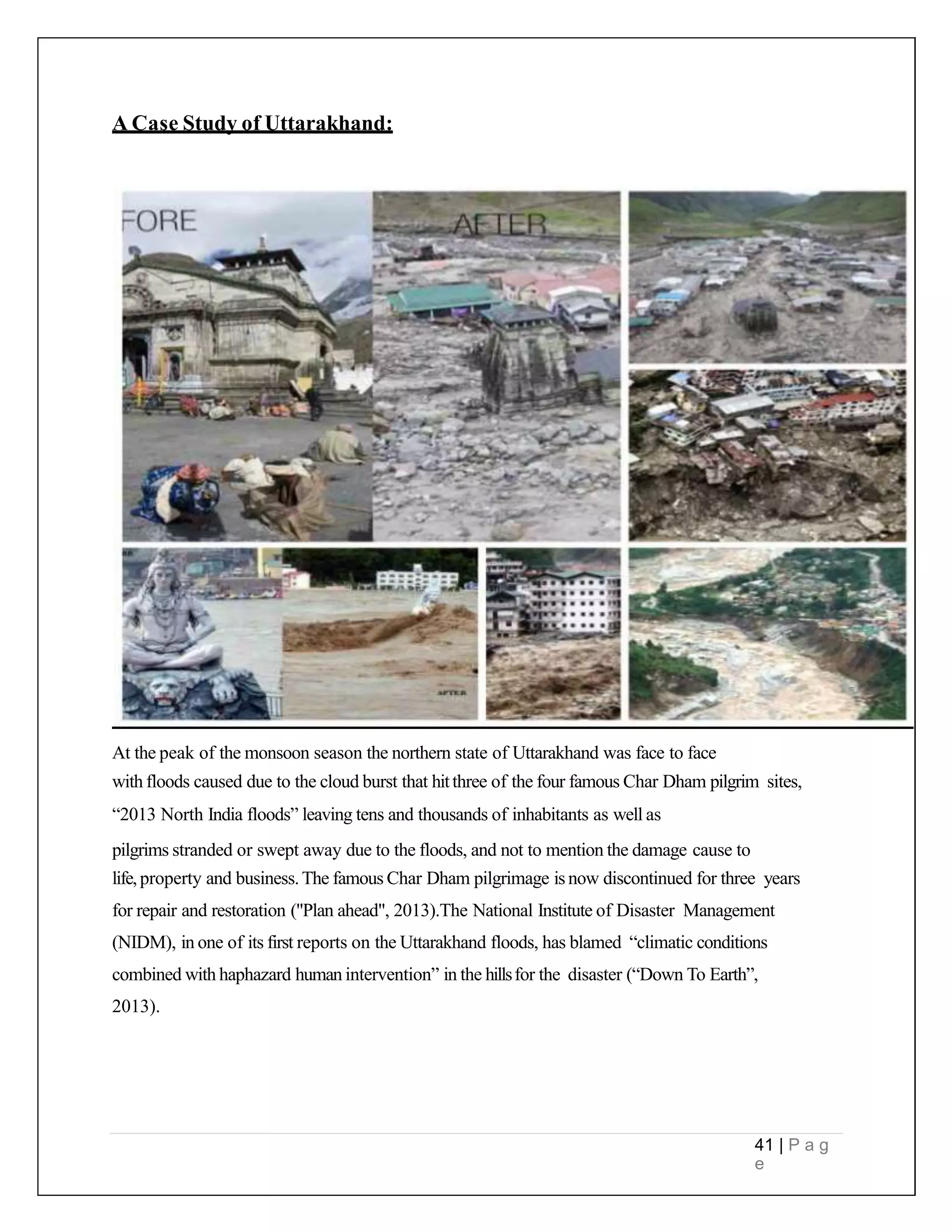 Disaster management Project For Class 9 | PPTX