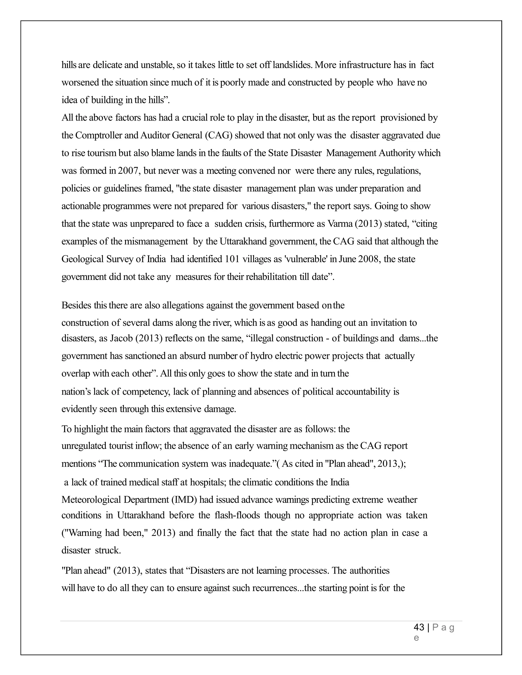 Disaster management Project For Class 9 | PPTX