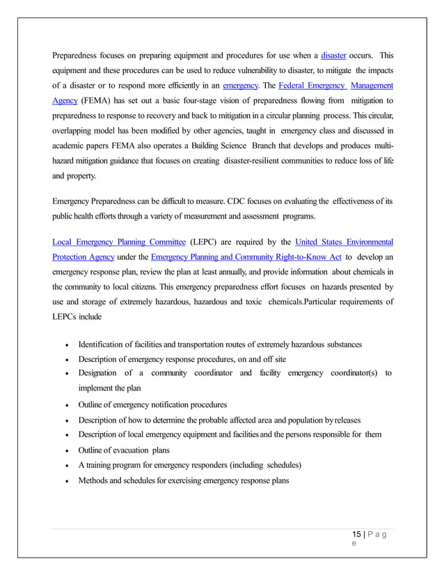 Disaster management Project For Class 9