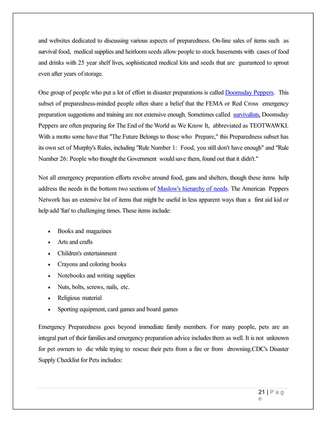 Disaster management Project For Class 9