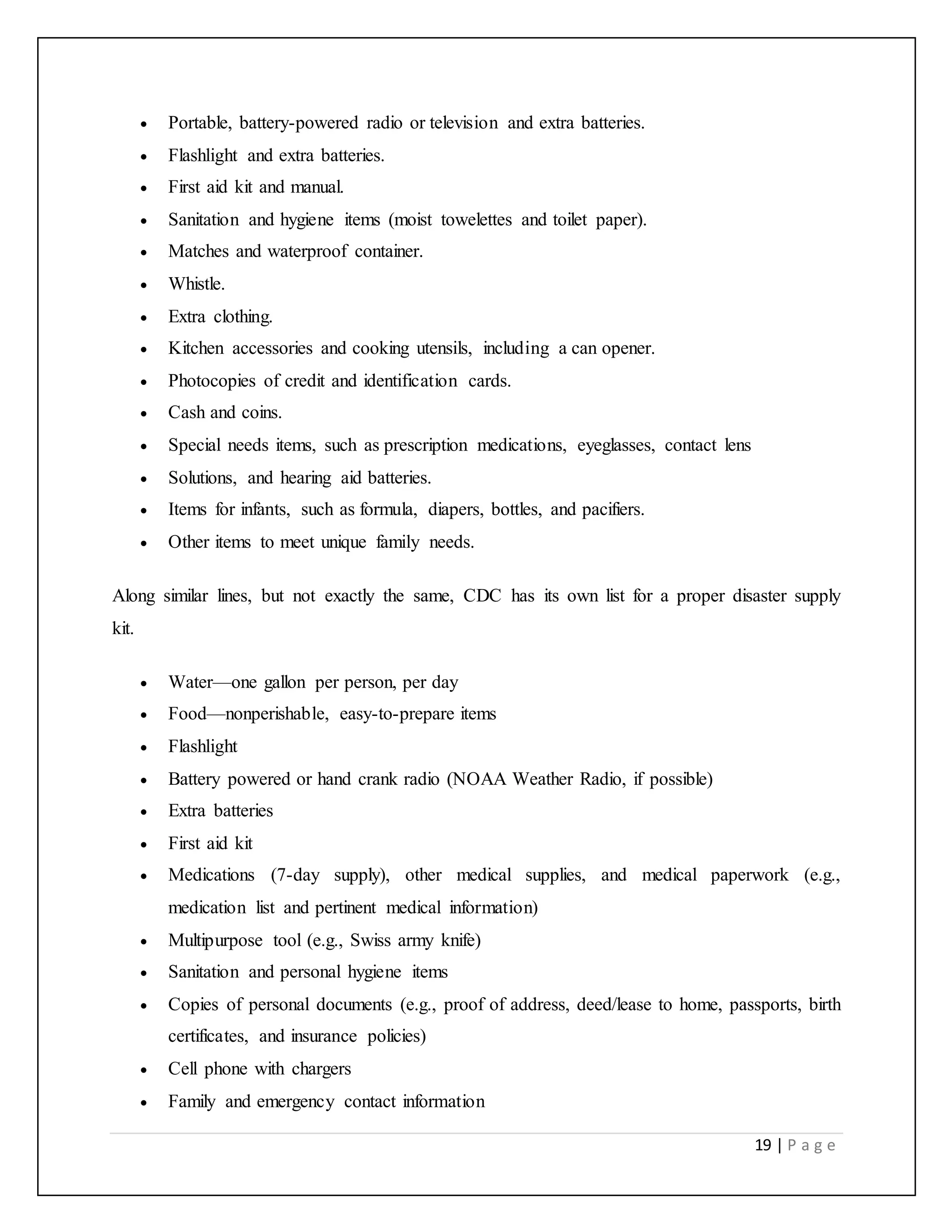 Disaster management with case study | DOCX