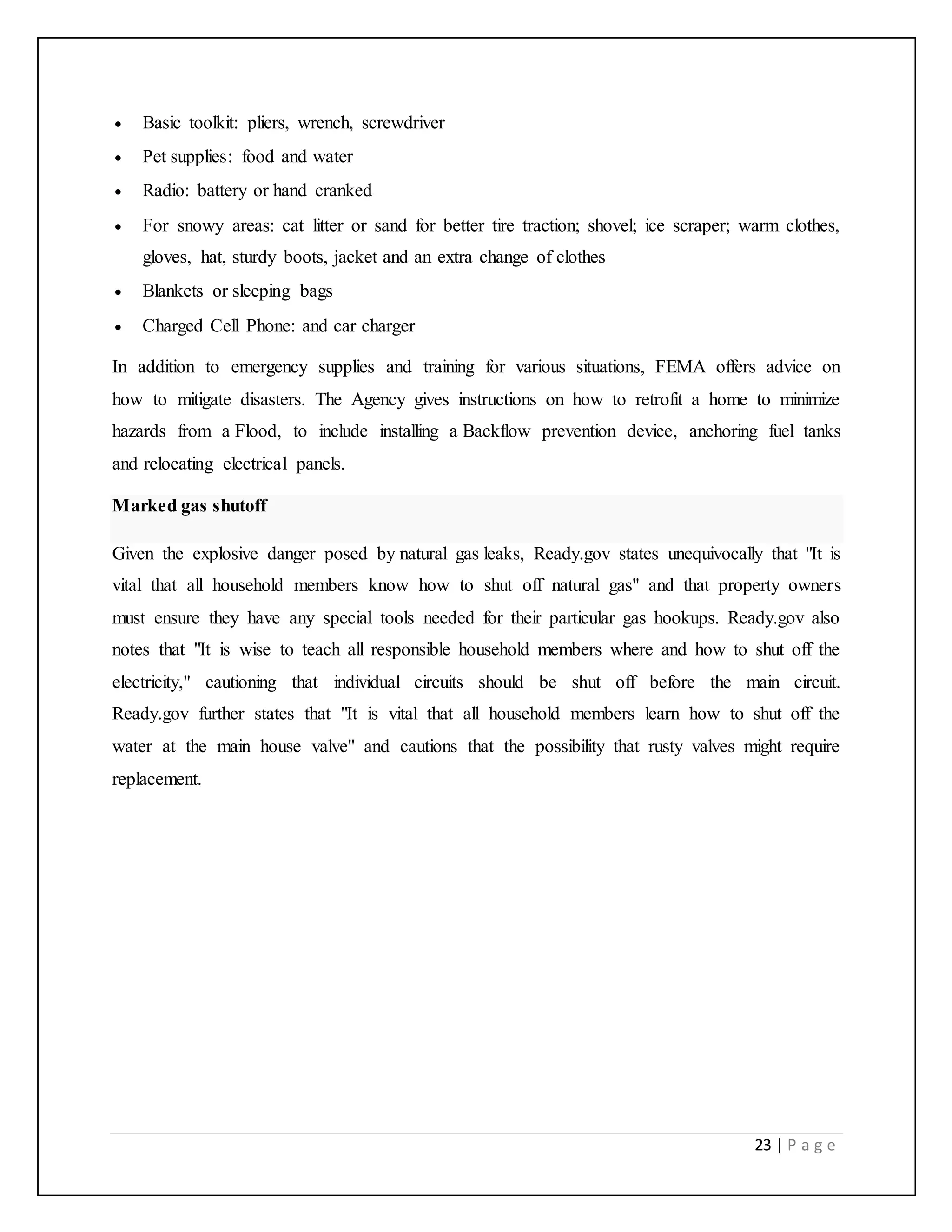 Disaster management with case study | DOCX