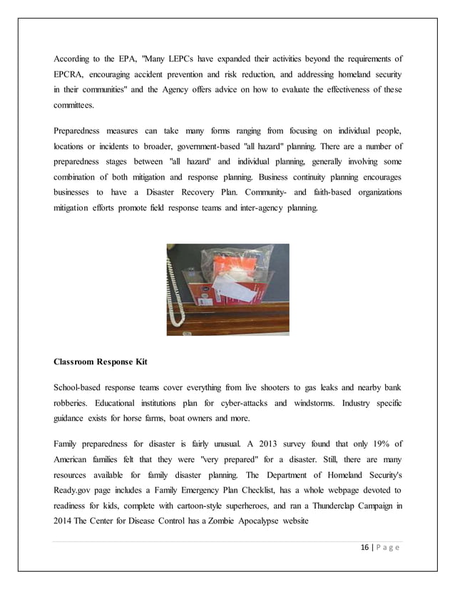 Disaster management with case study | DOCX