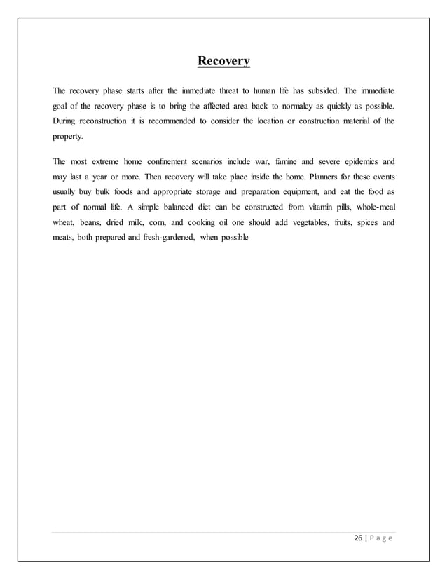 Disaster management with case study | DOCX