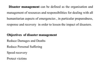 Disaster management | PPTX