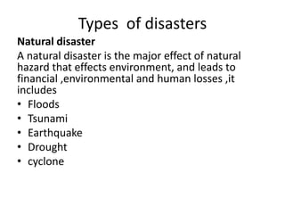 Disaster management | PPTX
