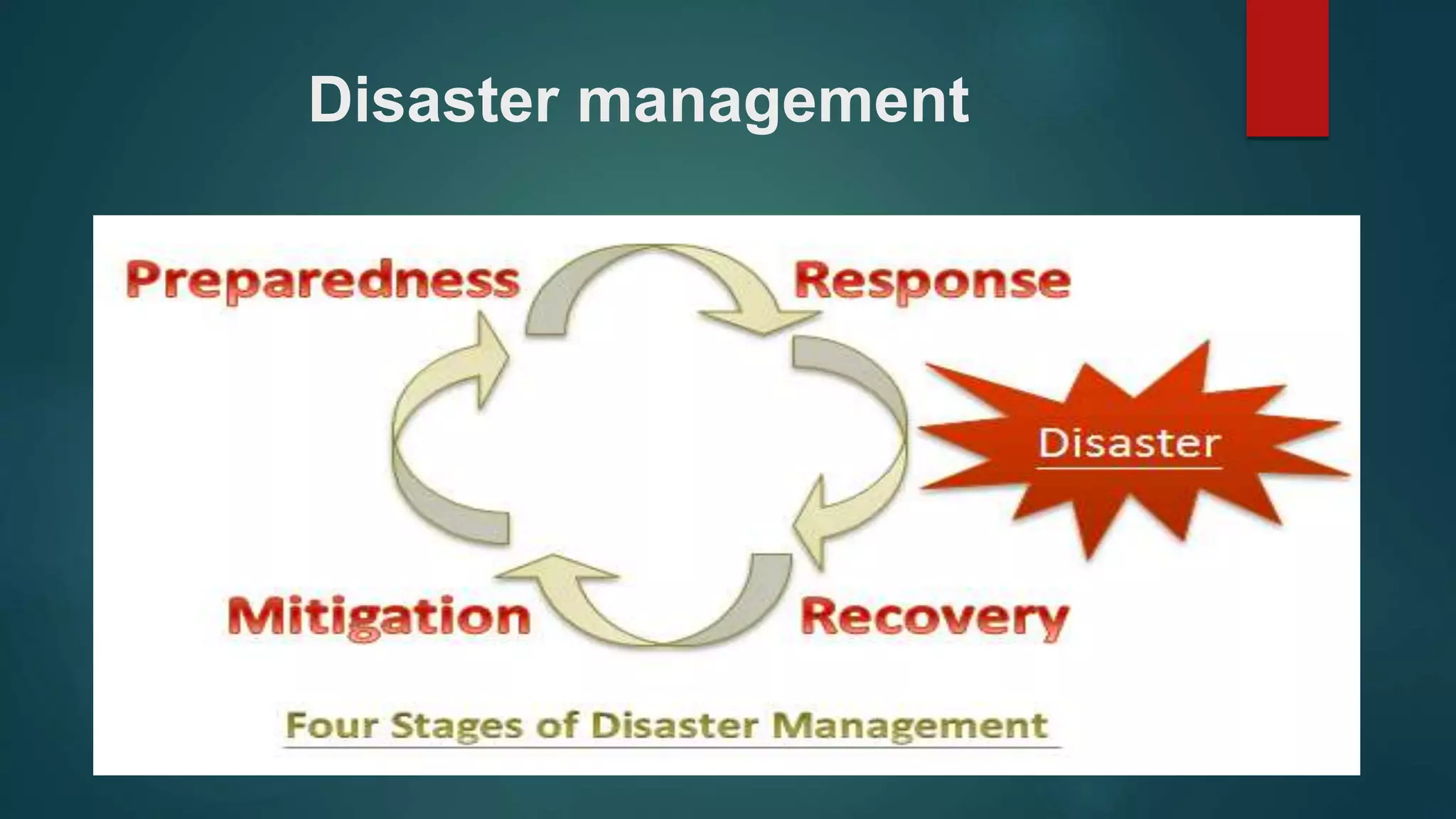 Disaster management and case study ppt | PPTX