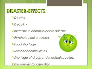 Disaster management Presentation (PPT) by Faisal | PPT