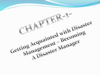 Disaster management | PPTX