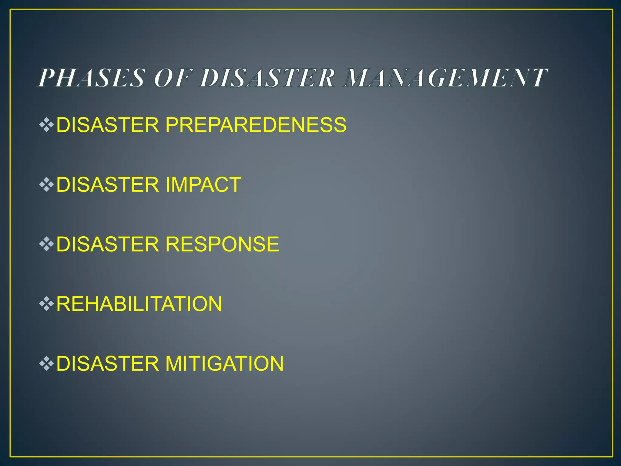 Disaster management | PPT