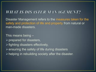 Disaster management | PPT