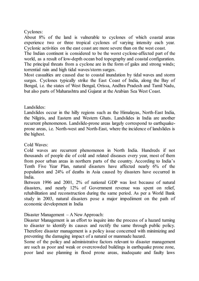 Disaster Types Classification Disaster Management Docx