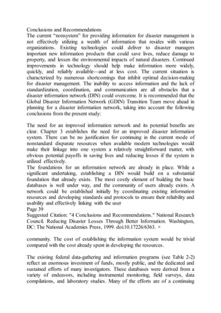Disaster, types, classification, Disaster management | DOCX