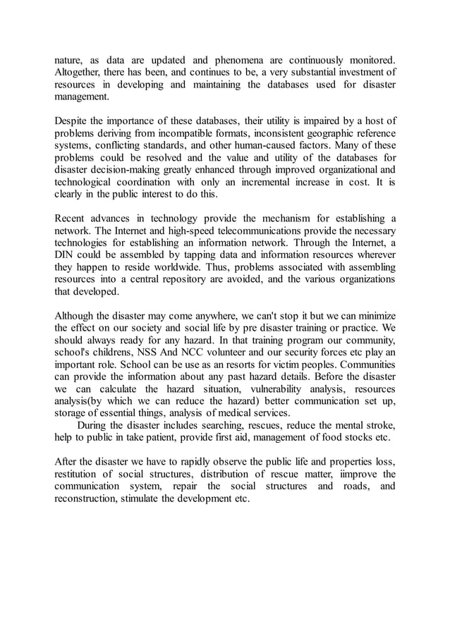 Disaster Types Classification Disaster Management Docx