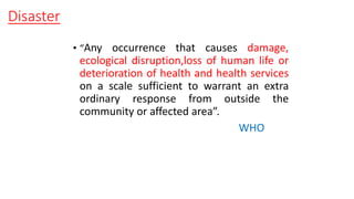 Disaster management | PPTX