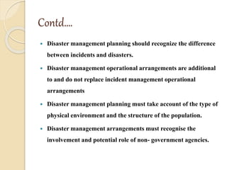 Disaster management | PPTX