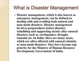 Disaster management | PPTX