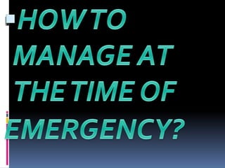 Disaster management | PPT