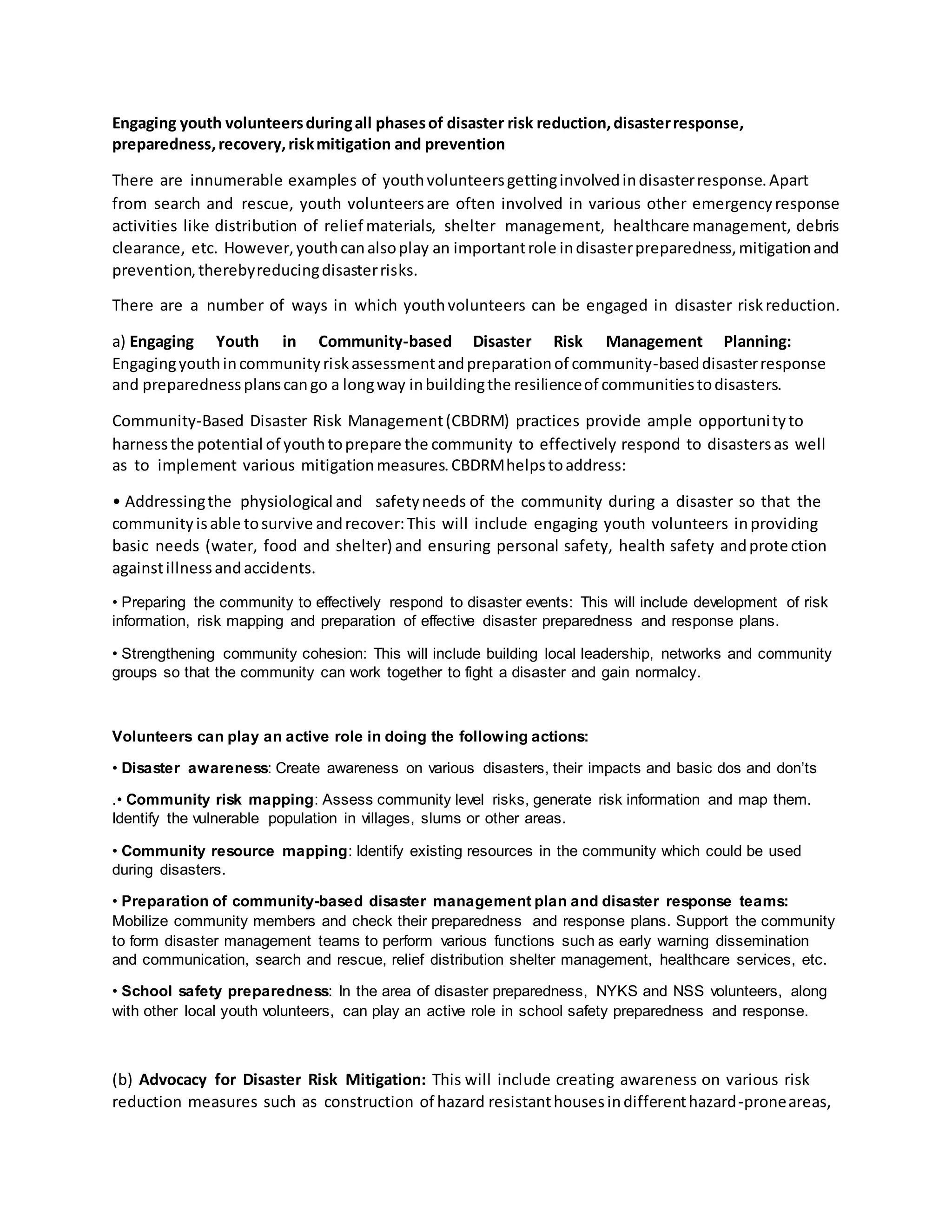 ROLE OF MEDIA IN DISASTER MANAGEMENT | DOCX