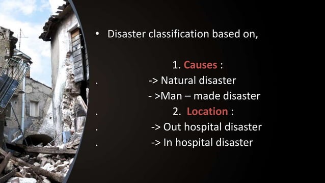 Disaster management & simplified triage | PPT