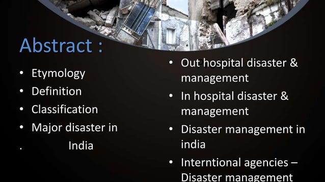 Disaster management & simplified triage | PPTX | First Aid | Injuries